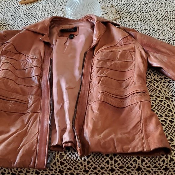 VIP | Jackets & Coats | Mens Vip Vintage Leather Jacket | Poshmark